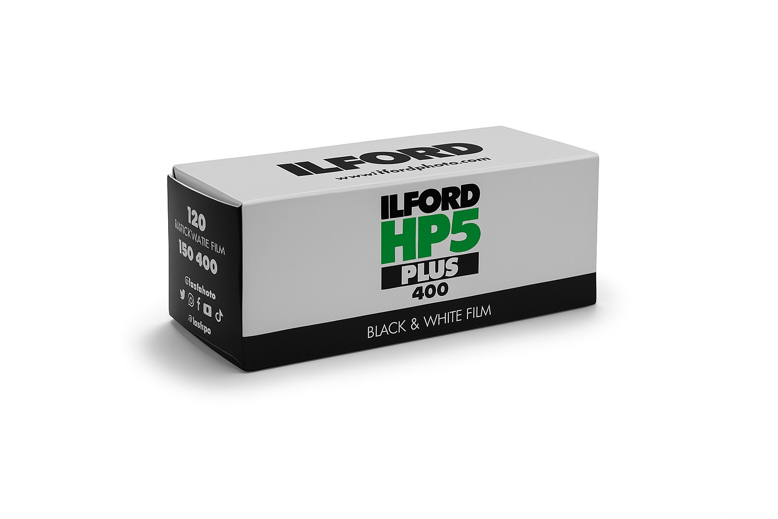 Ilford HP5 Plus 120 Película Blanco y Negro Profesional Formato Medio ...